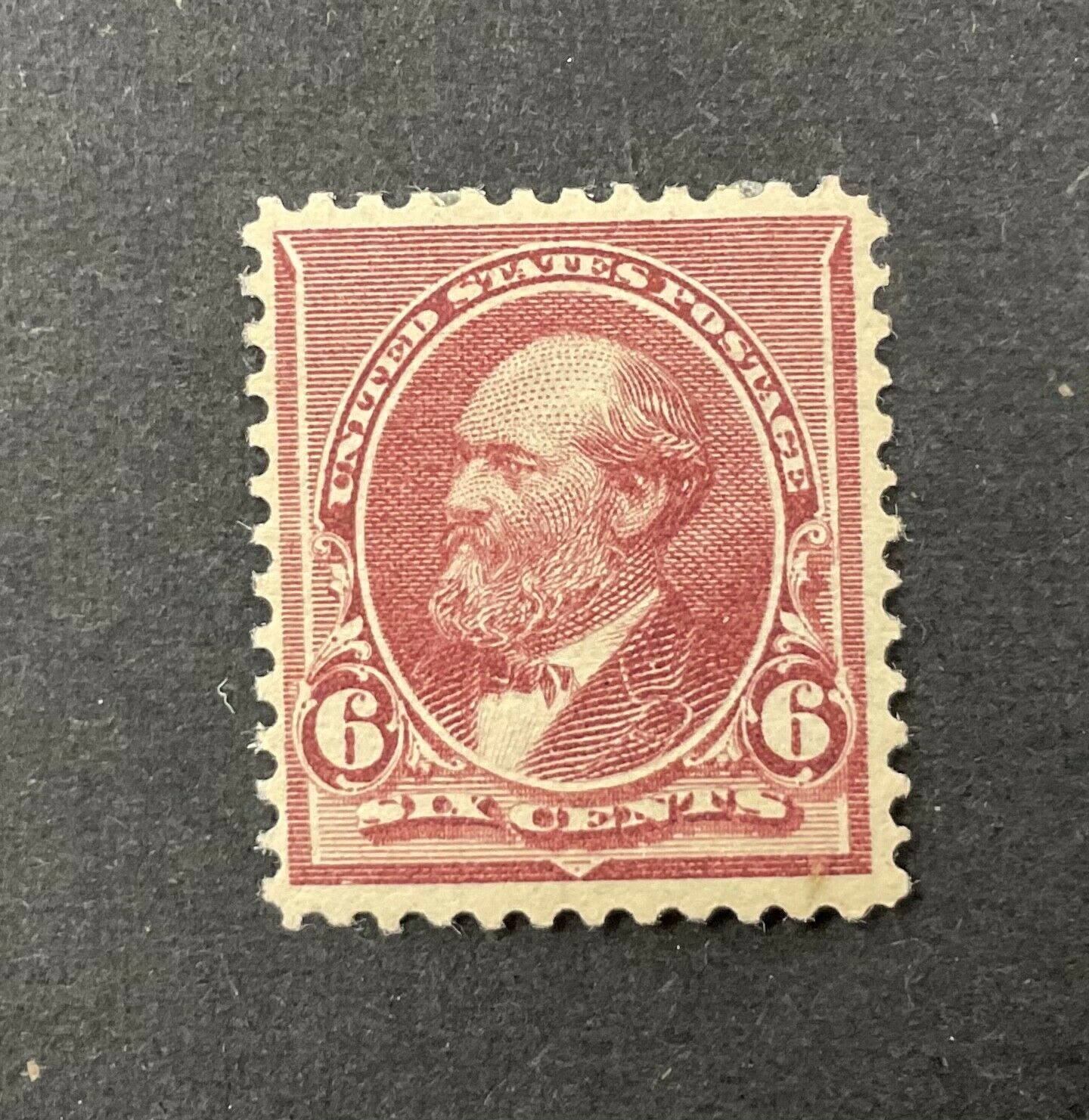 UNITED STATES #224, 1890-6 cent brown red, Very Fine, MLH. CV $50.00 ...
