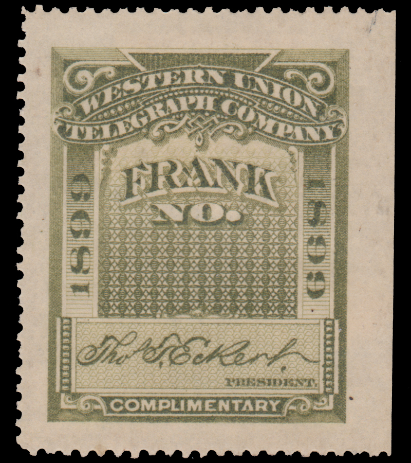 UNITED STATES WESTERN UNION TELEGRAPH STAMP 1899 SCOTT # 16T29. # 2 ...