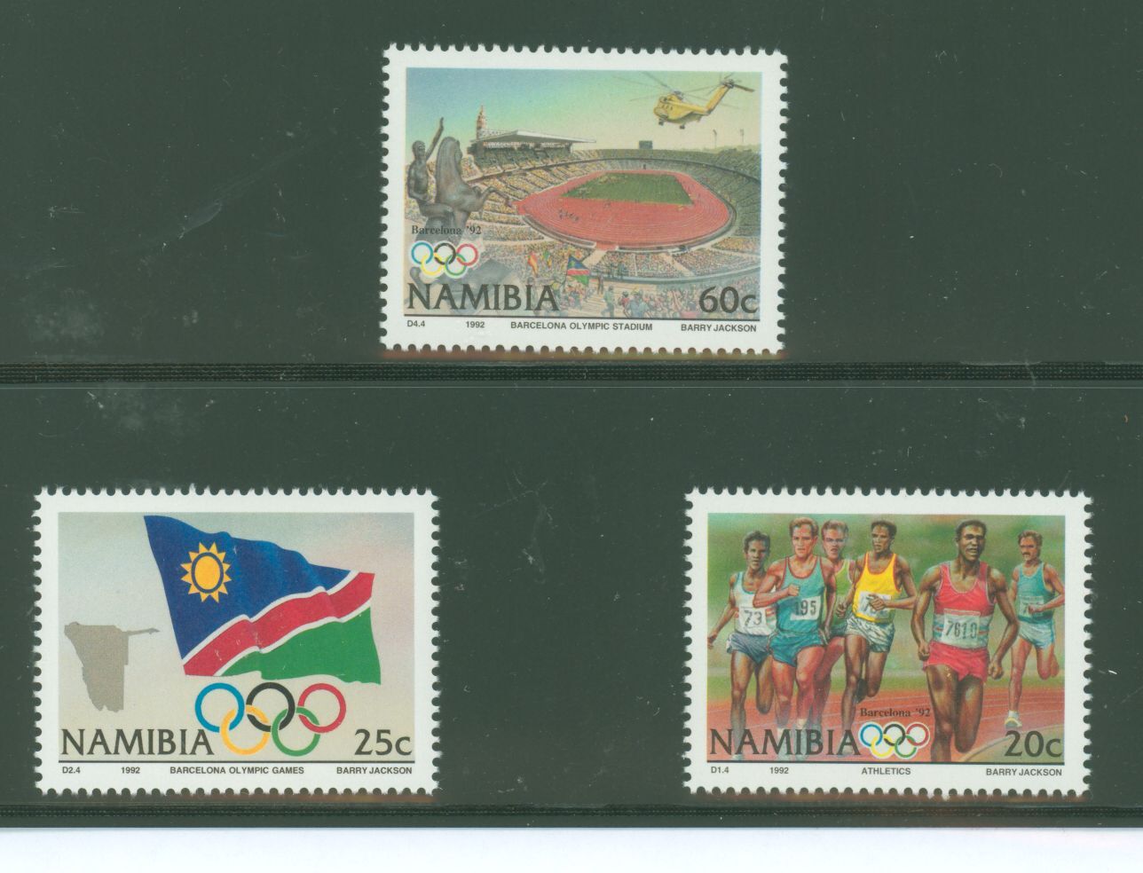 Namibia #718/719/721 Mint (NH) Multiple (Olympics) | Africa - Namibia ...