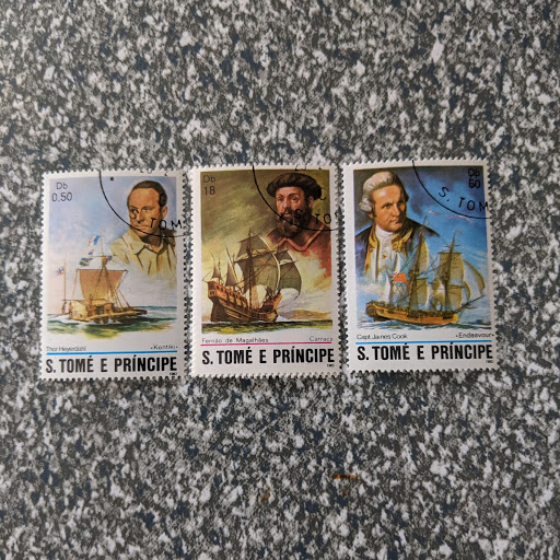 St. Thomas & Prince Isl. 671-3 VF complete set, CV $13.50 | Caribbean ...