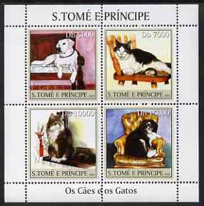 St Thomas & Prince Islands 2004 Cats & Dogs perf ... | Caribbean - St ...