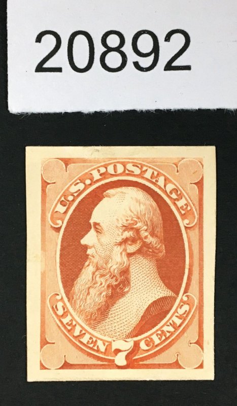 US Stamps # 160p4 Proof on Card XF LOT # 20892 | United States, Back of ...
