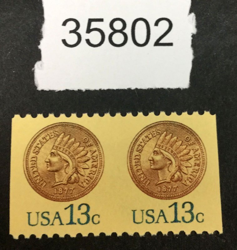 US Stamps #1734A Mint OG NH Horizontal Pair Imperf Vert $175 LOT #35802 ...