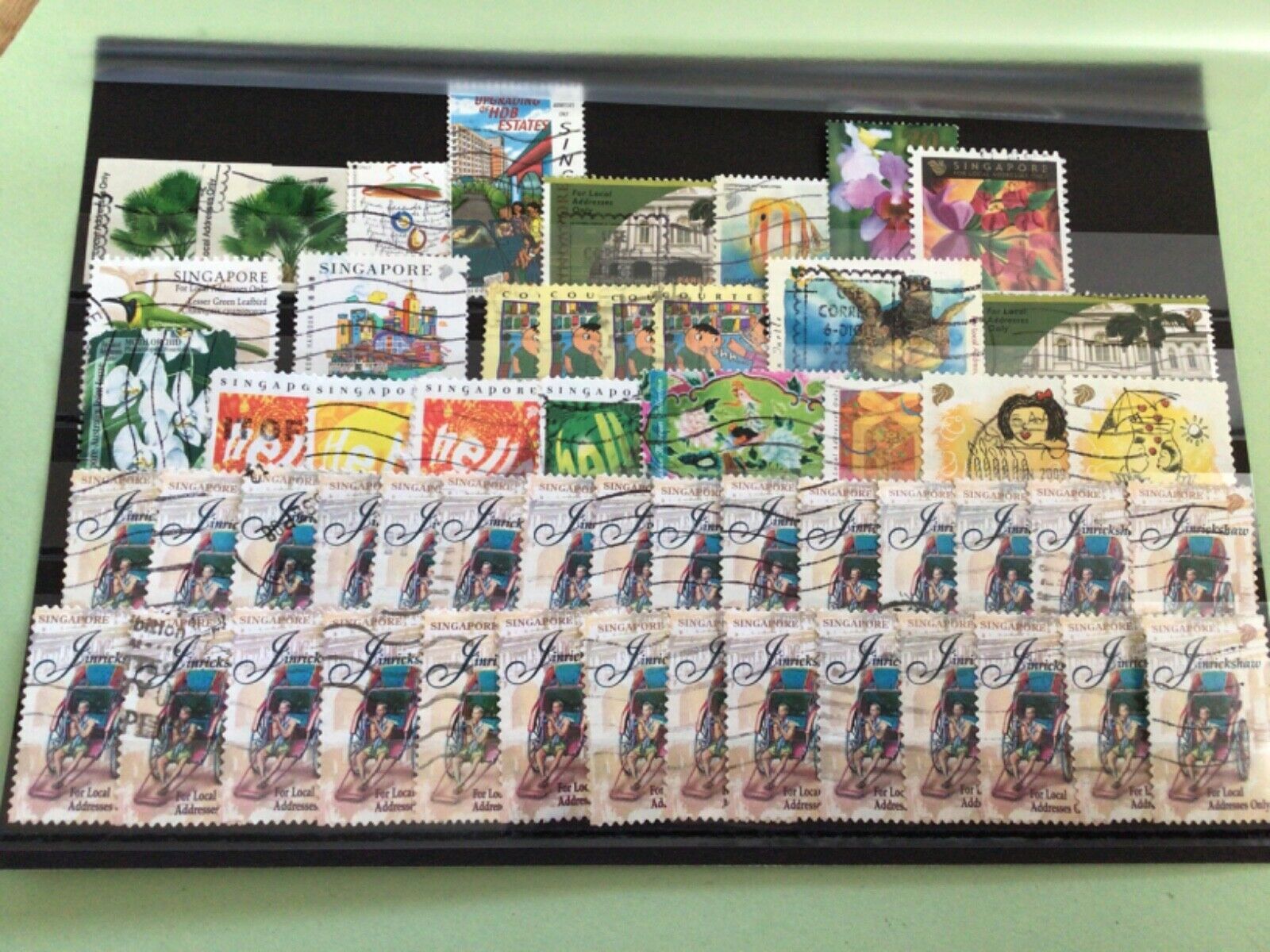 Singapore local post only used Rickshaw stamps Ref A9040 | Asia ...