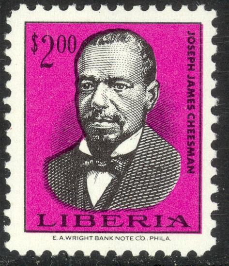 LIBERIA 1966-69 $2.00 President Joseph James Cheeseman Issue Sc 443A ...