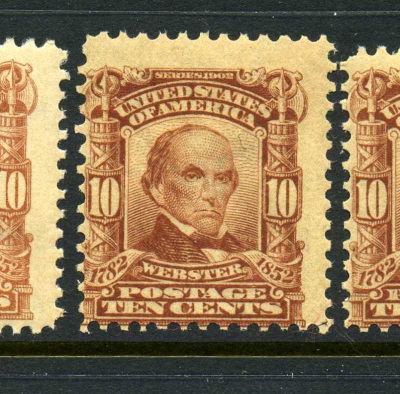 Scott #307 Daniel Webster Mint Stamp NH (Stock #307-18) | United States ...