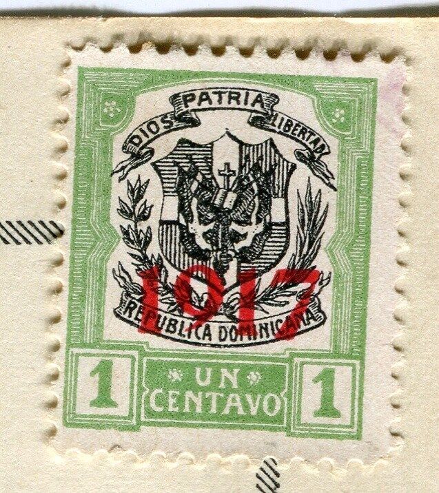 DOMINICA; 1917 early Optd. on definitive shield Mint hinged 1c. value ...