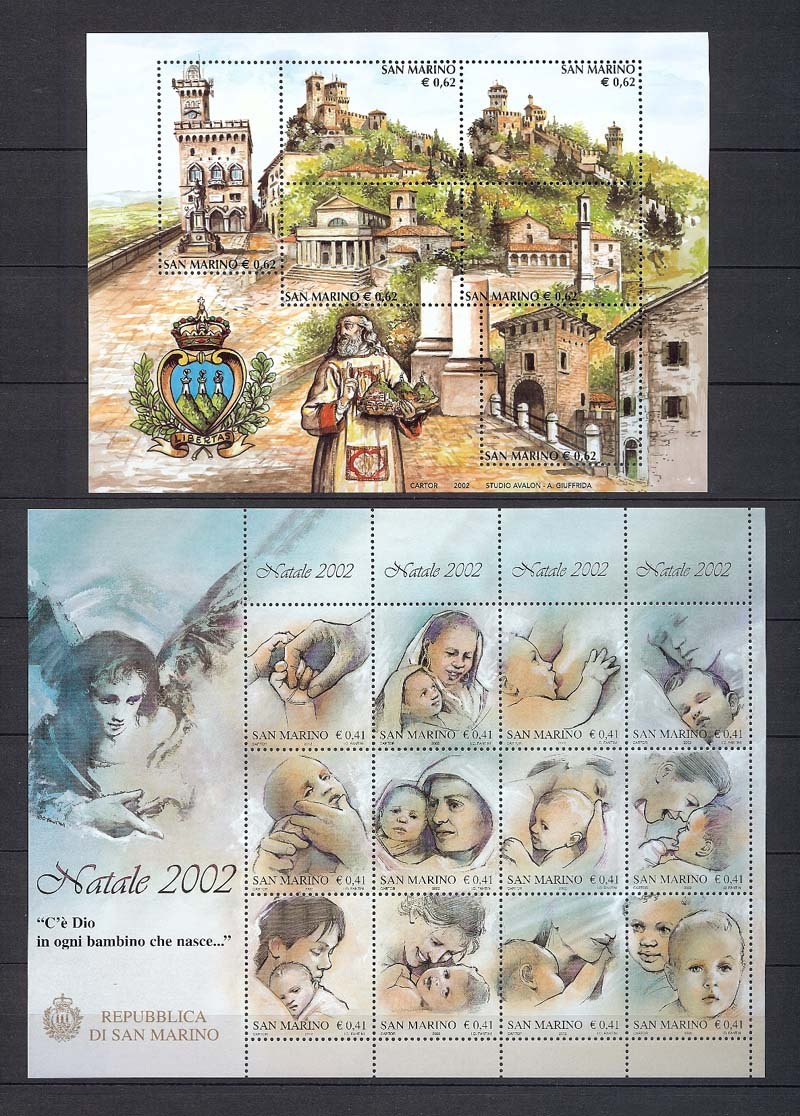 2002 - SAN MARINO - Complete year set - Scott #1522 and others - MNH ...