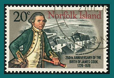 Norfolk Island 1978 Captain Cook, 20c used #240,SG218 | Australia ...