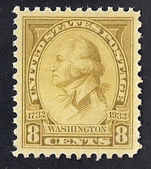 713 8 cent Washington (1932) Stamp Mint OG NH EGRADED XF 90 XXF ...