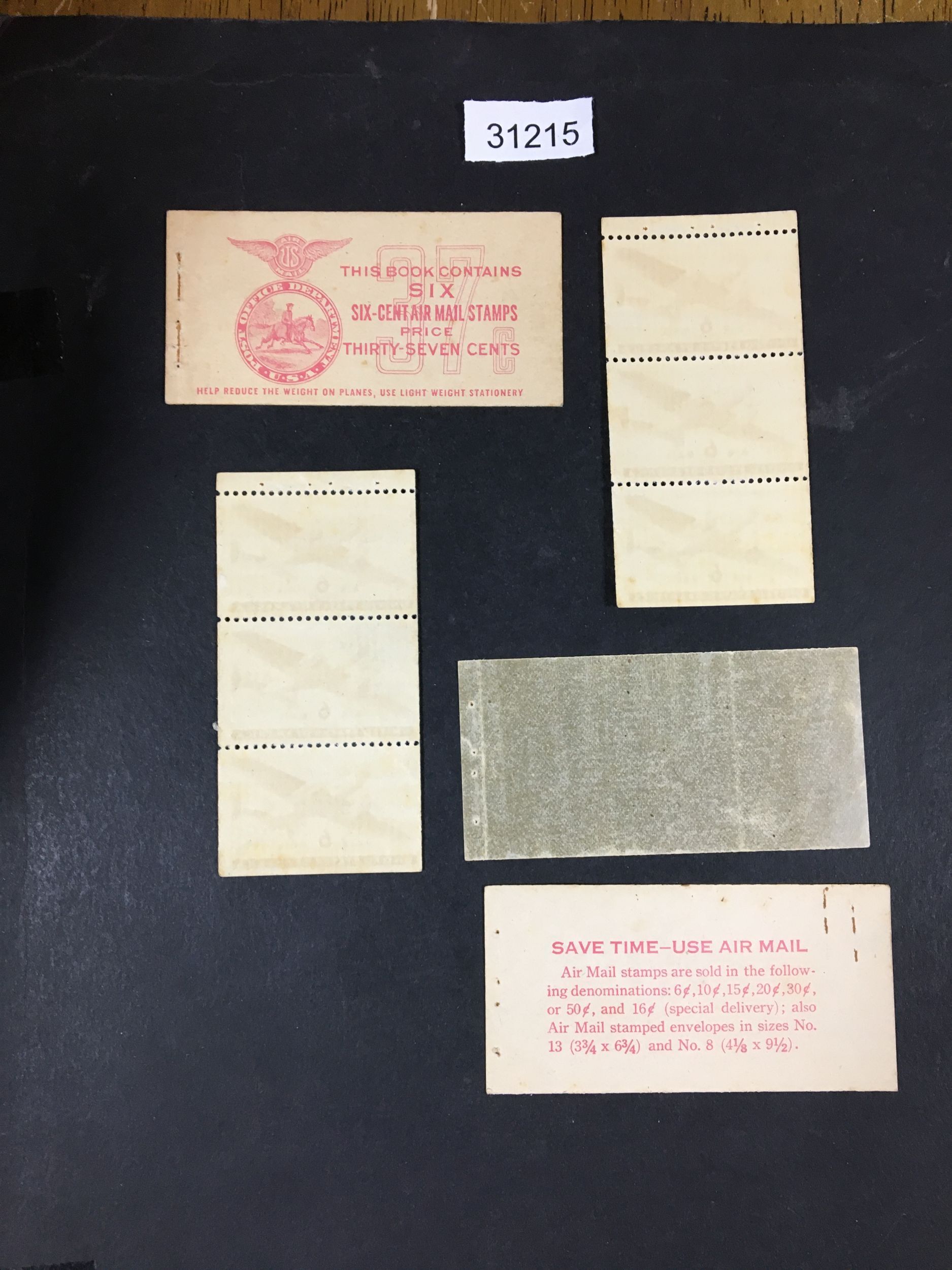 US Stamps # Bkc2 Mint OG NH Incomplete Booklet (Only 2) LOT #31215 ...