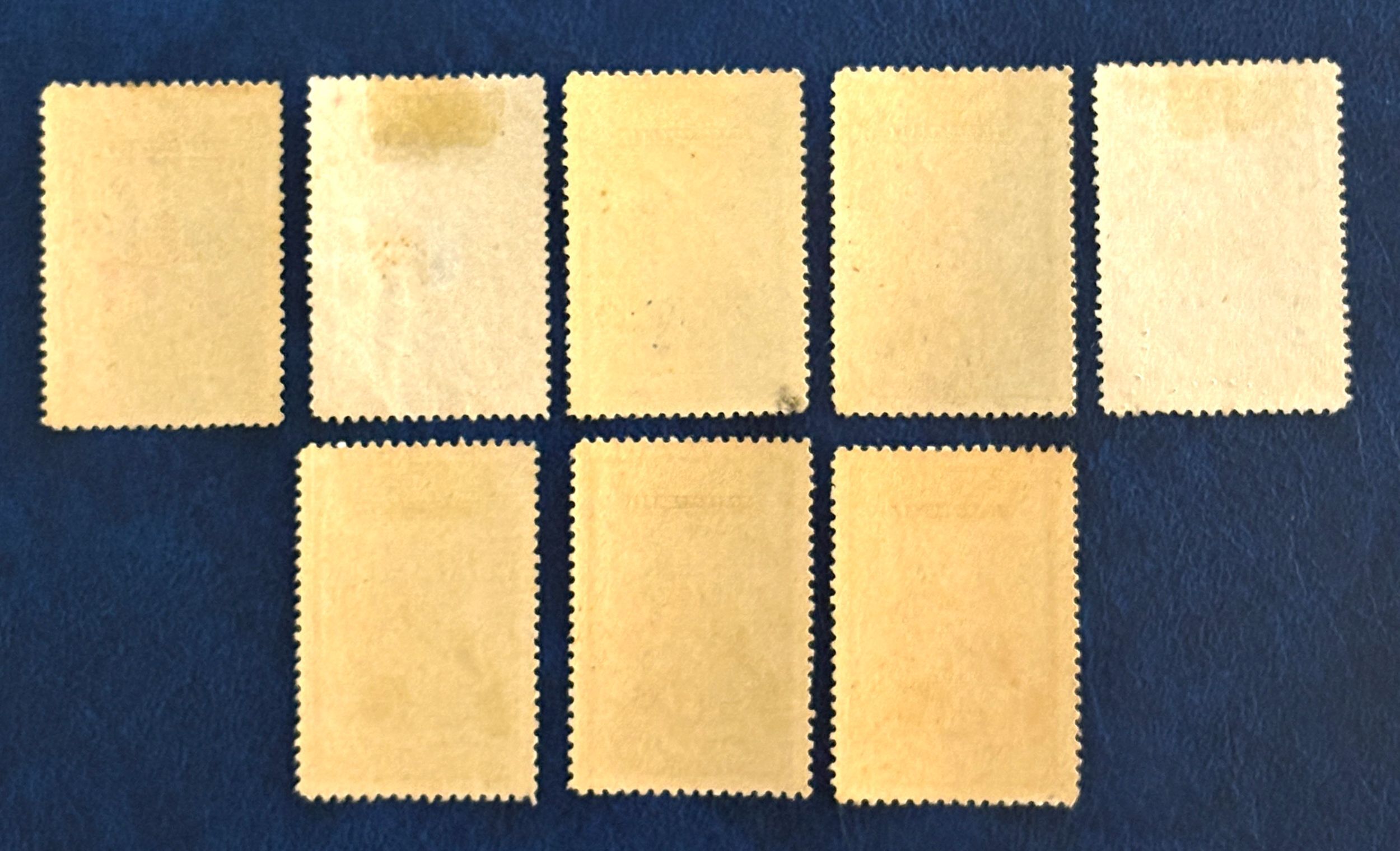 China 605-610 / 1945 Pres. Chiang Kai-shek Flag Stamps / Complete Set Used & MH | Asia - China ...