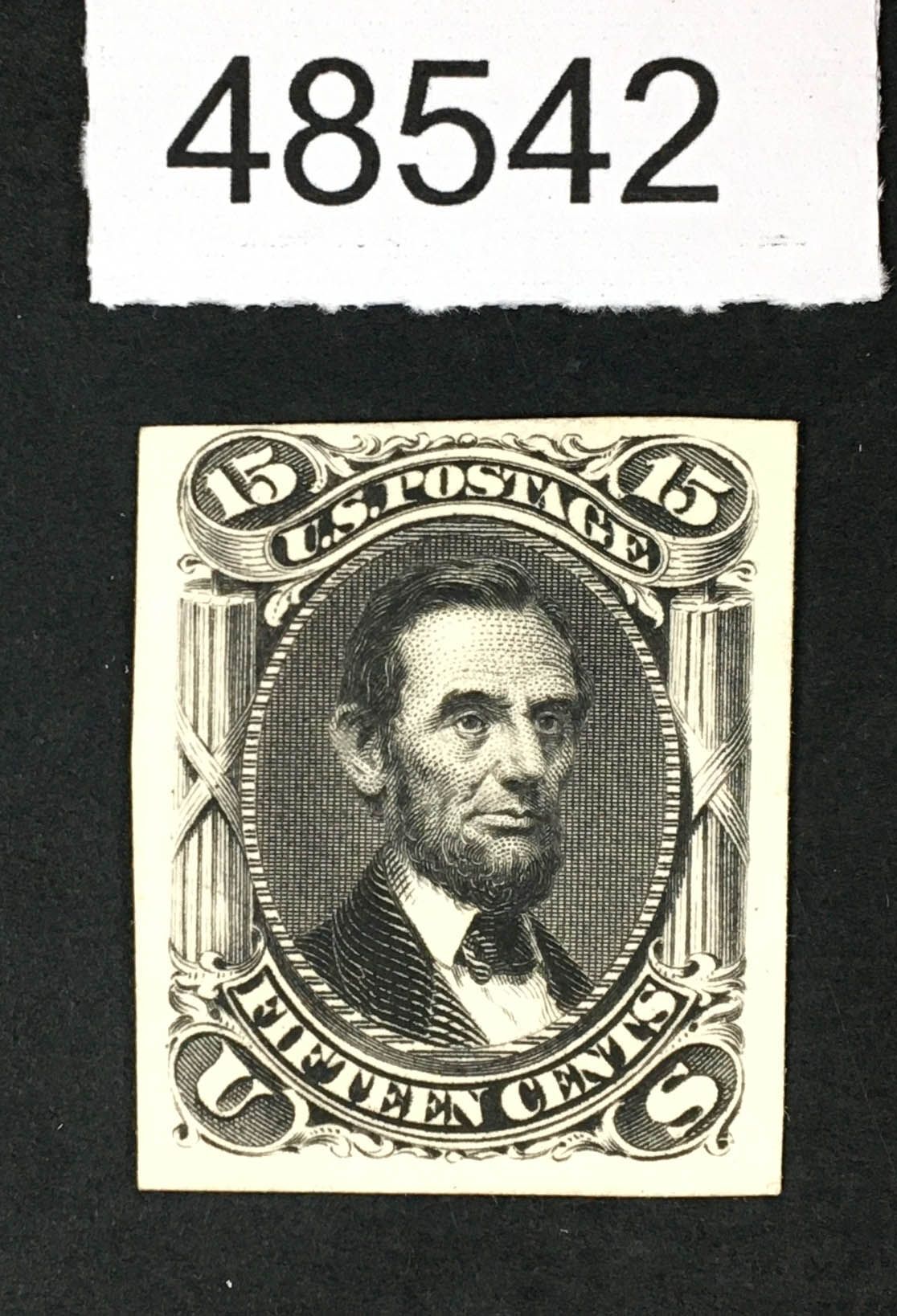 US Stamps # 77p4 Proof on Card LOT #48542 | United States, Back of Book ...