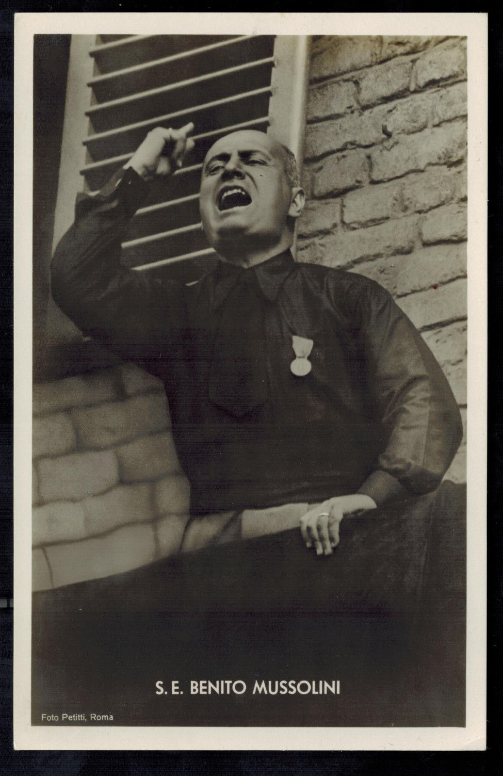 1937 Berlin Germany Benito Mussolini state visit Real Picture postcard ...