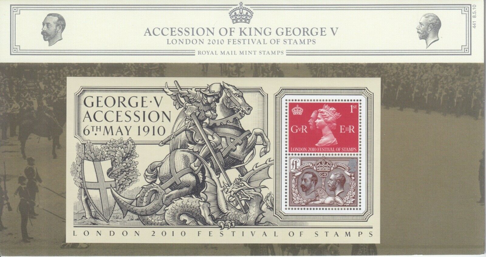 GB 2010 - Accession of King George V Presentation Pack (No. 441 ...