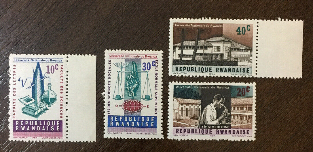 Vintage Postage Stamp REPUBLIQUE RWANDAISE ,old Stamps,MNH 1964 ...