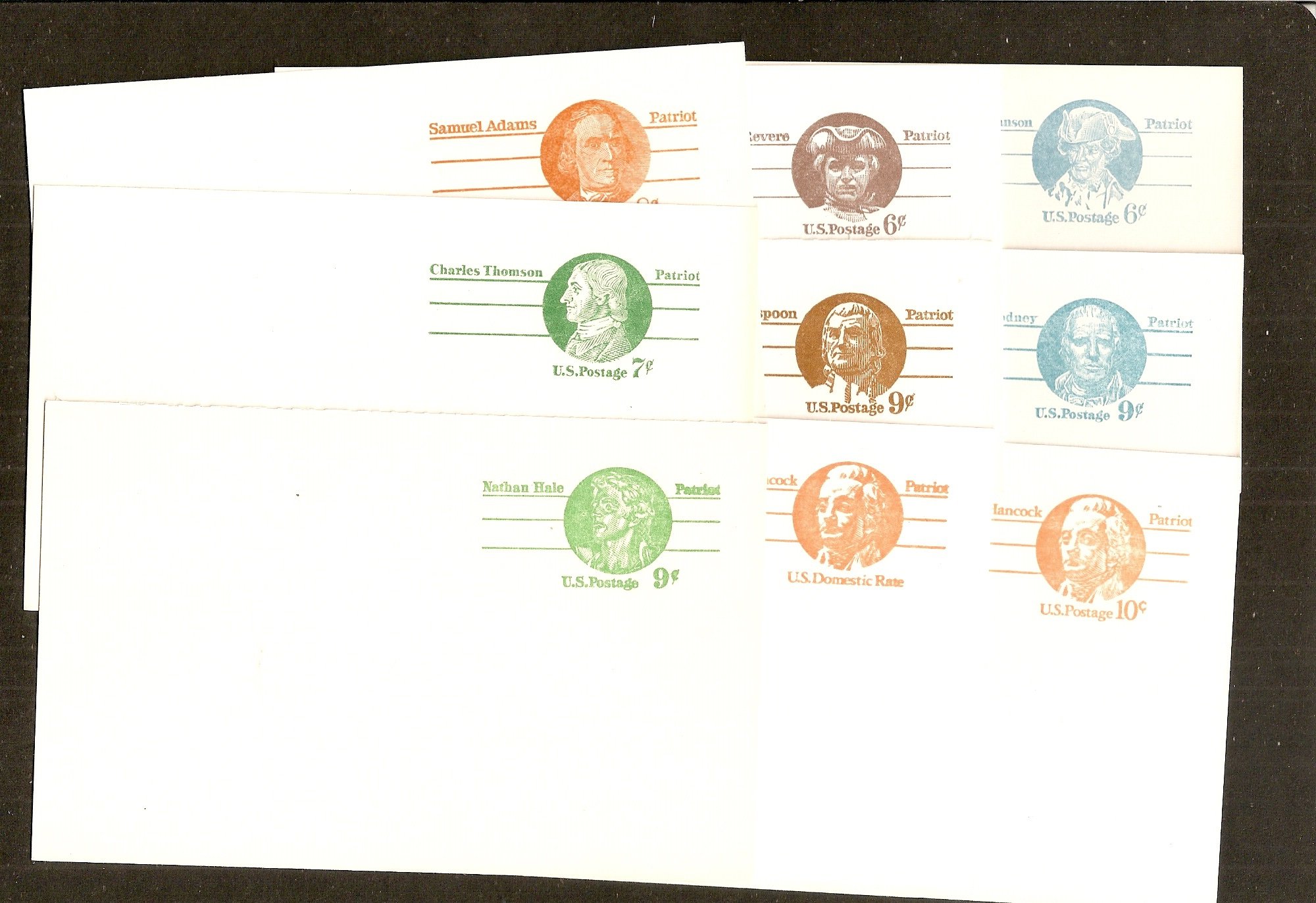 USA Scott 15 Diff. Patriots Postal Cards MNH | United States, Stamp ...