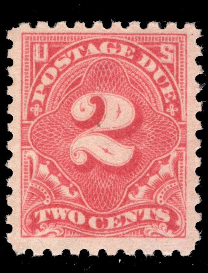 US Stamps #J53A Dull Rose Postage DUE Mint OG NH $180 LOT #83218 ...