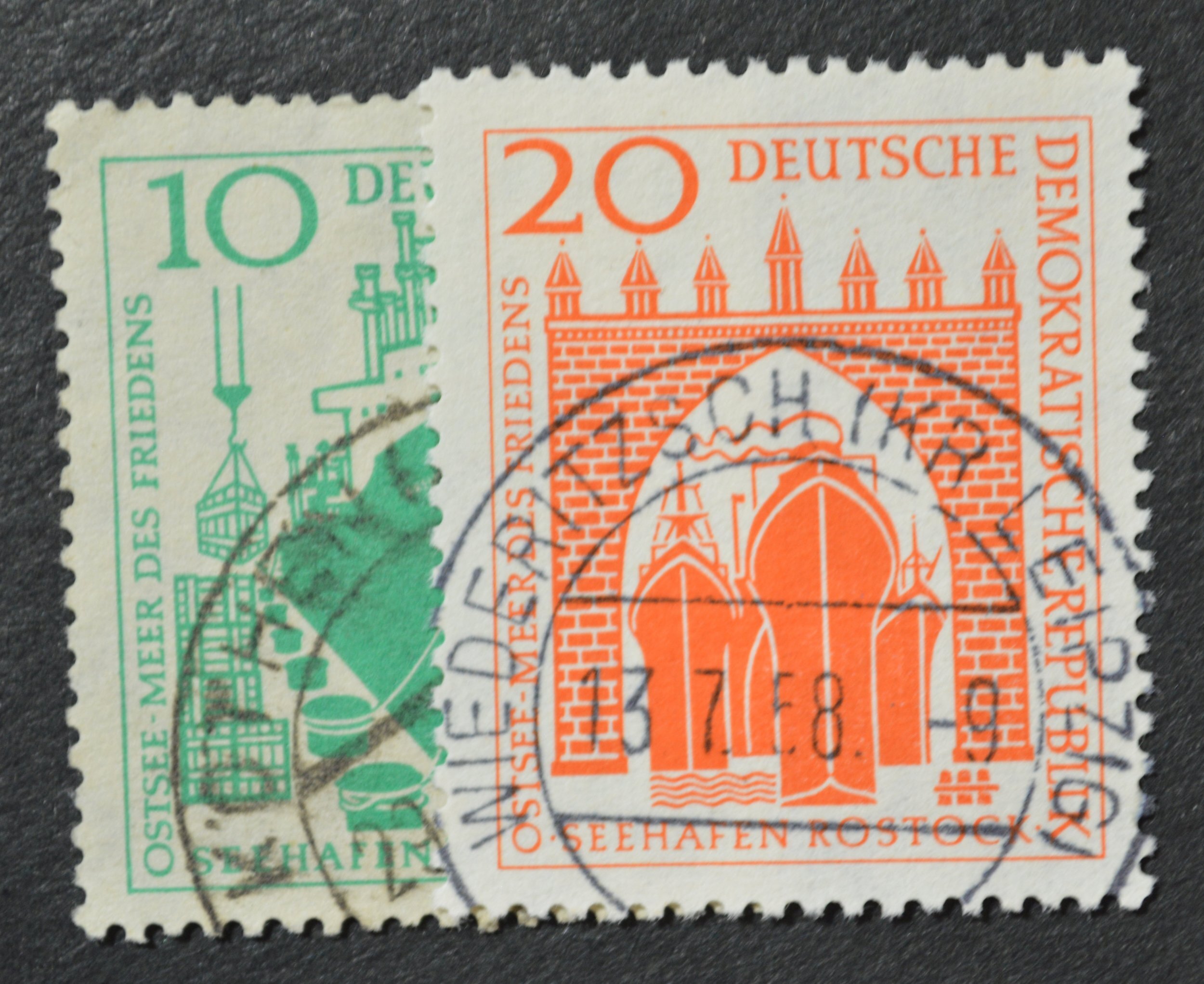 DDR Sc # 390-391, Used | Europe - Germany & Colonies - Germany DDR ...