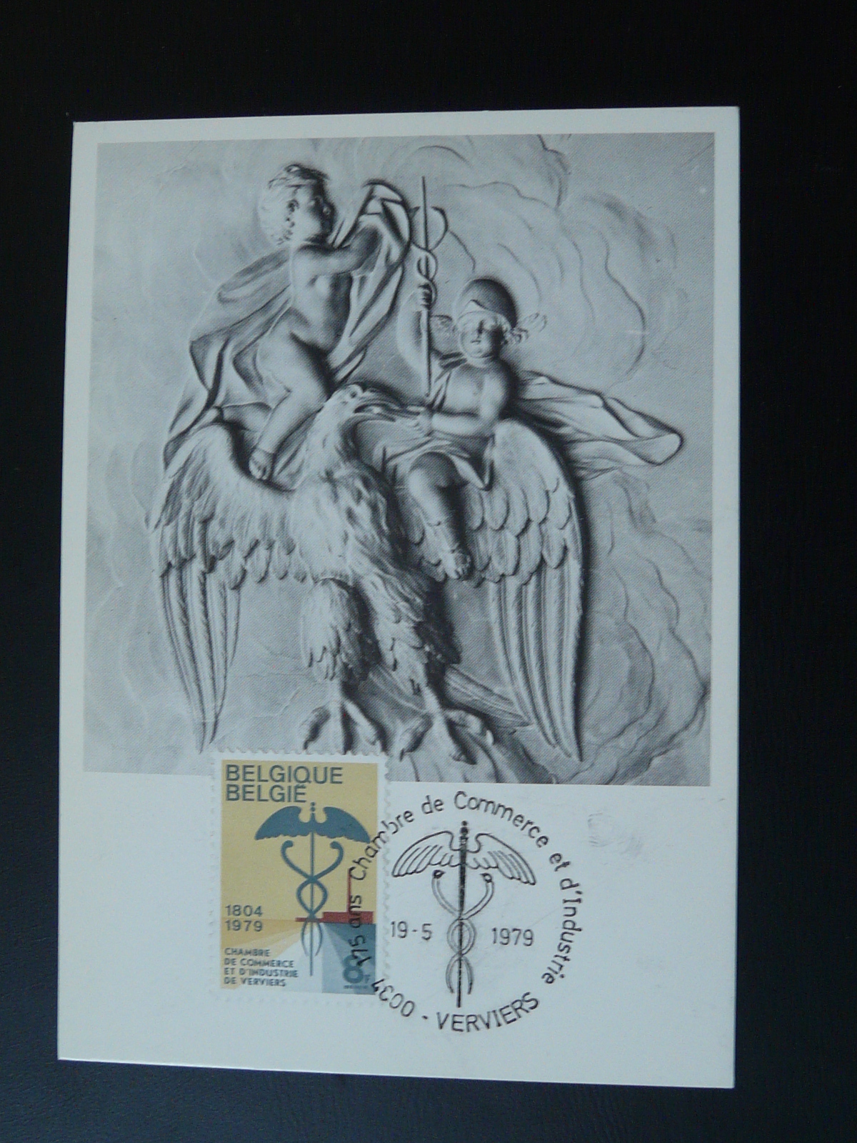 caduceus mythology symbol of medicine and commerce maximum card Belgium ...