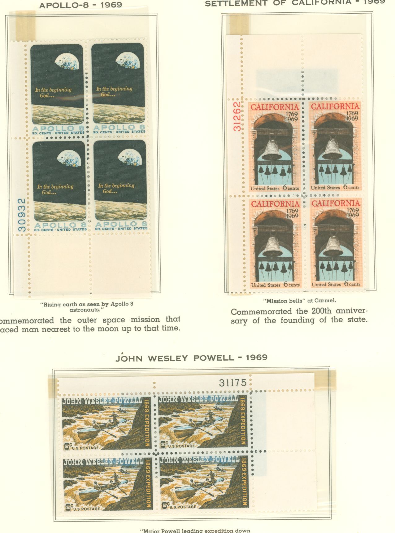 United States #1371/1373/1374 (Space) | United States, General Issue ...