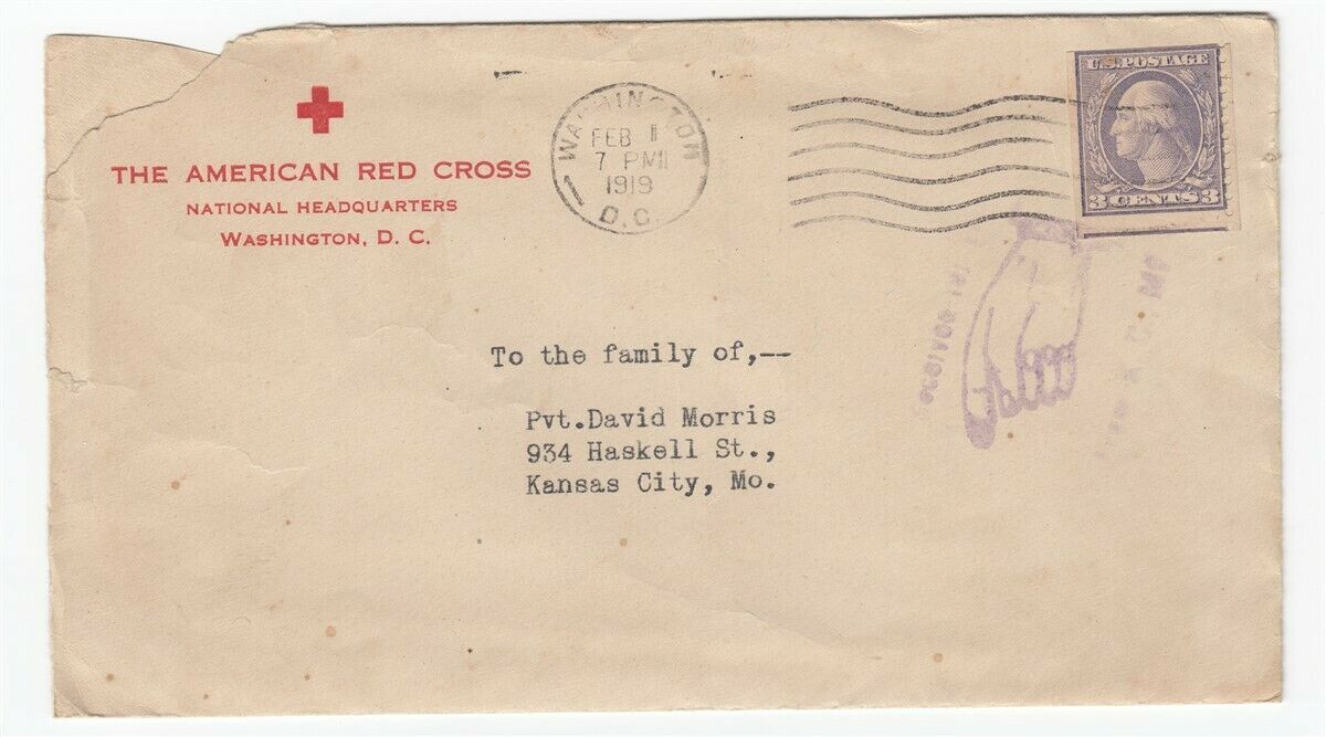 Rectal Abscess - 1919 RED CROSS LETTER & COVER - he oddest WW1 letter ...