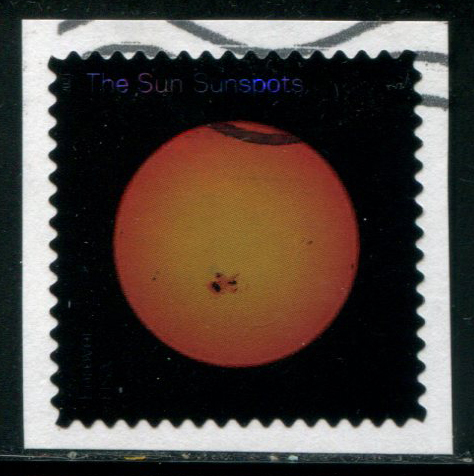 5604 US (55c) Sun Science - Sunspots SA, used on paper | United States ...