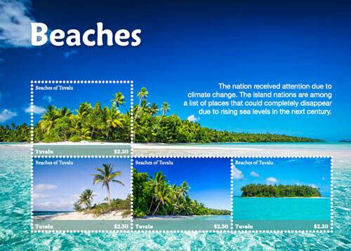 Tuvalu 2018 - Beaches of Tuvalu, Island Life - Sheet of 4v - MNH | Australia & Oceania - Tuvalu ...