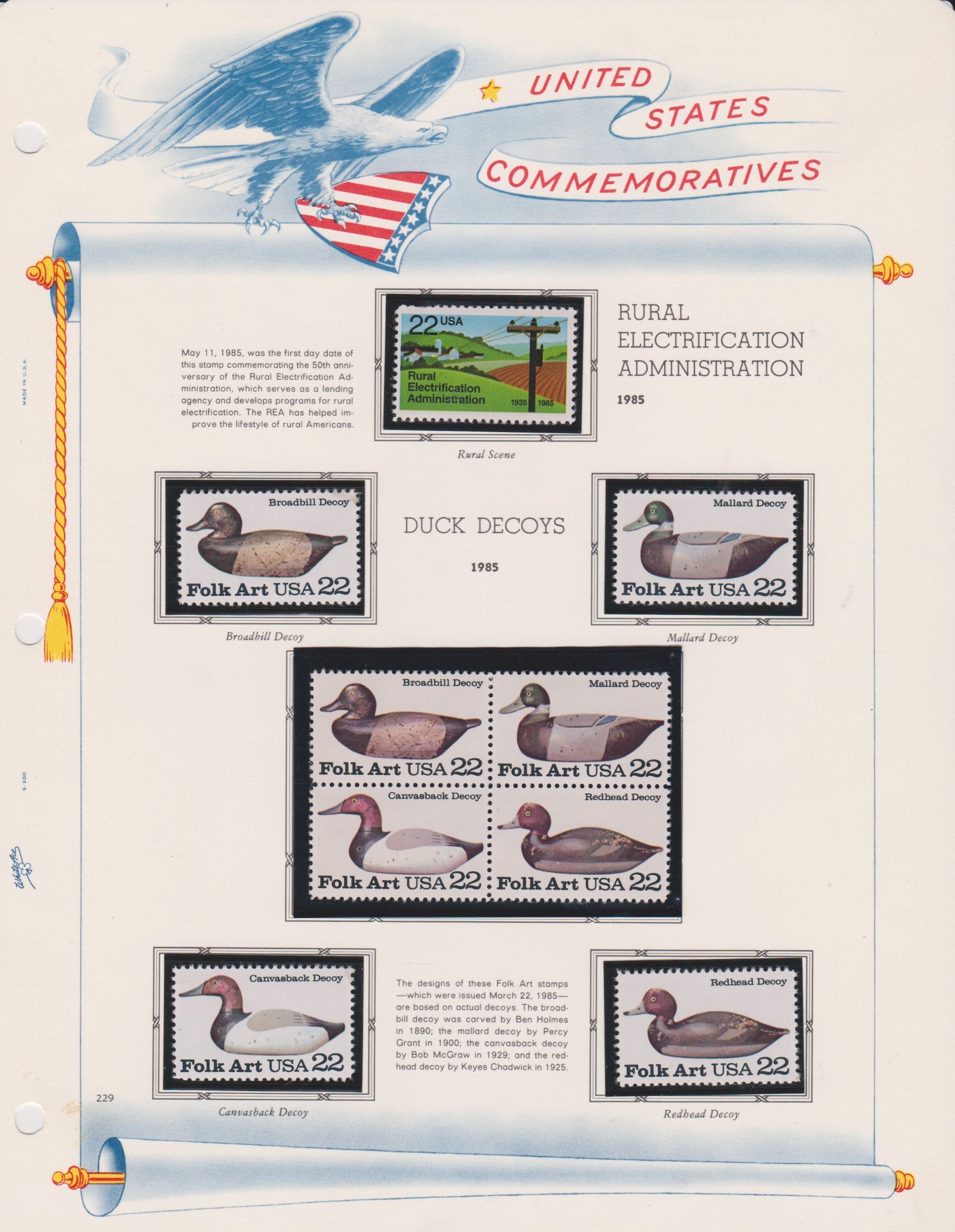 My Personal Stamp Collection #2138/2144 | United States, General Issue ...