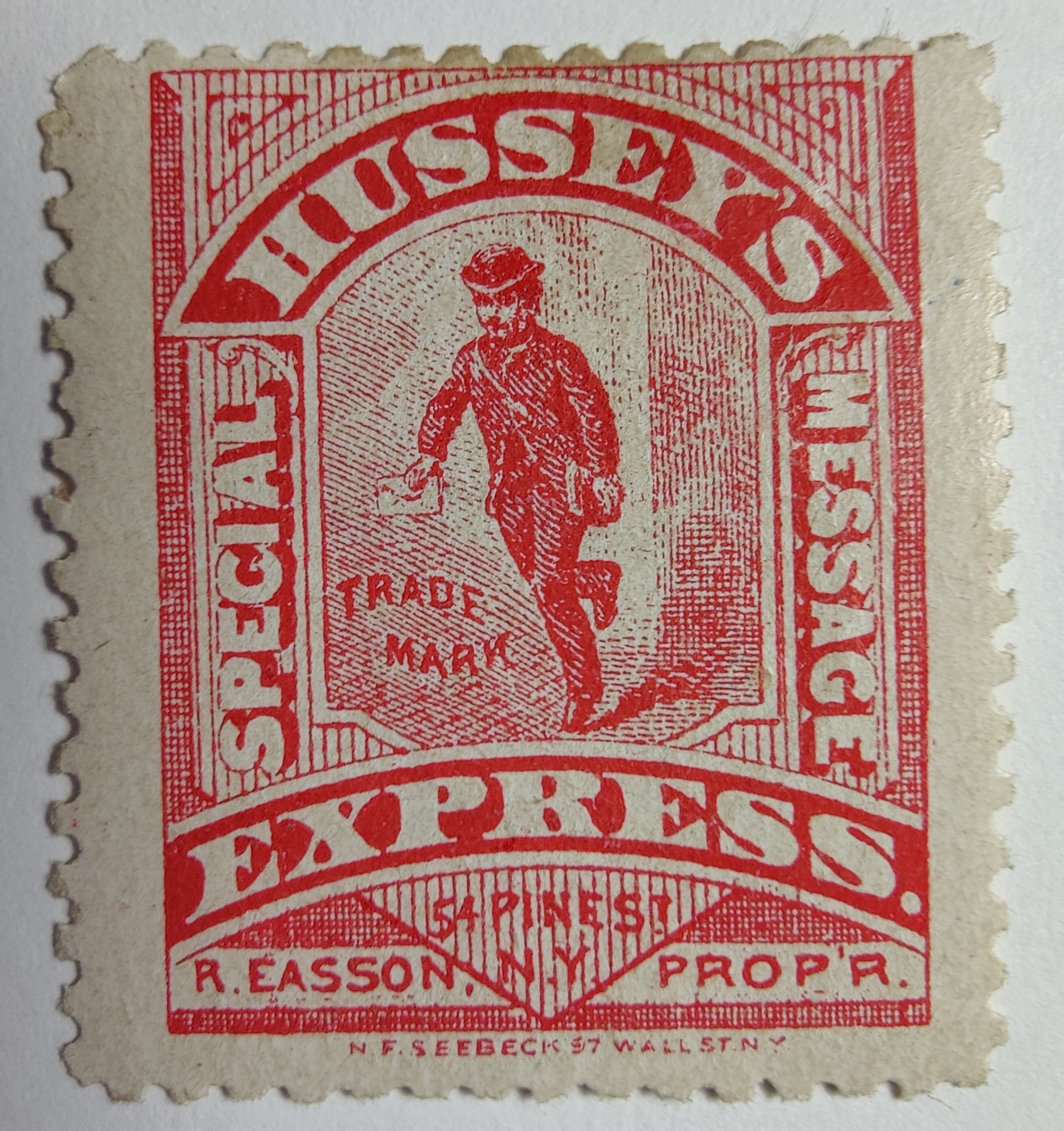 Scott #87L75 Single Mint Never Hinged Hussey'S Rose Local Messengers ...