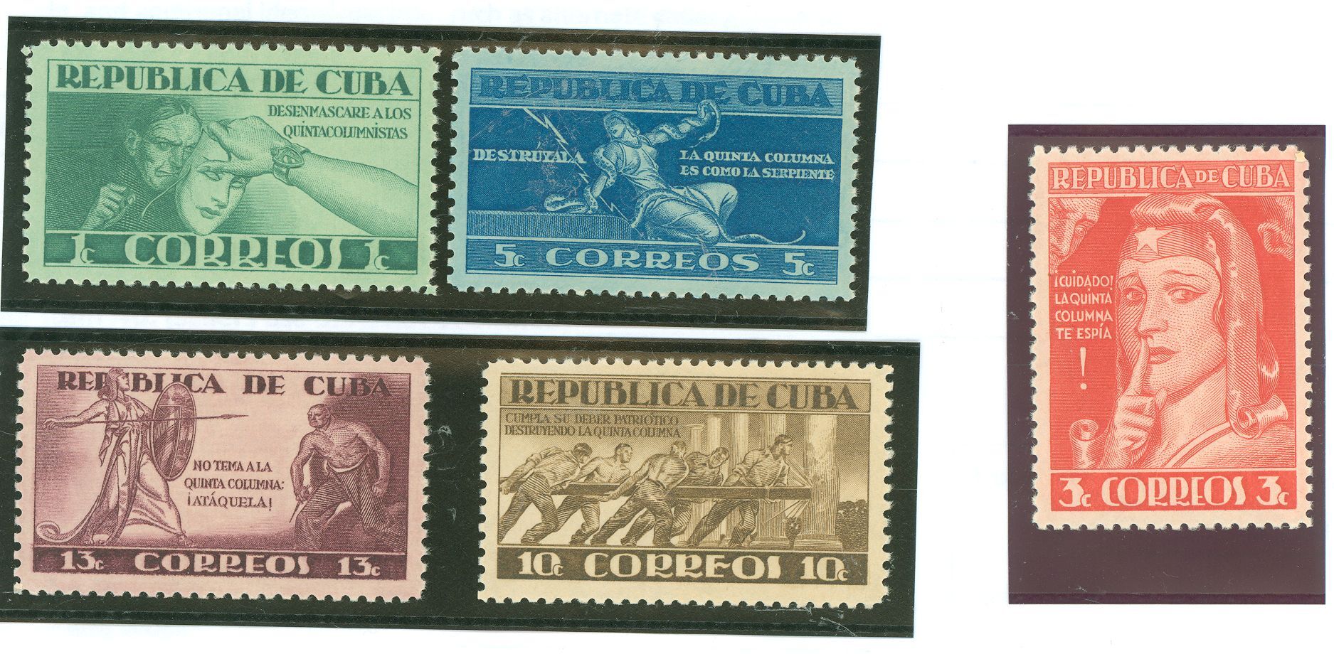 Cuba #375-79 Mint (NH) Single (Complete Set) | Caribbean - Cuba, Stamp ...