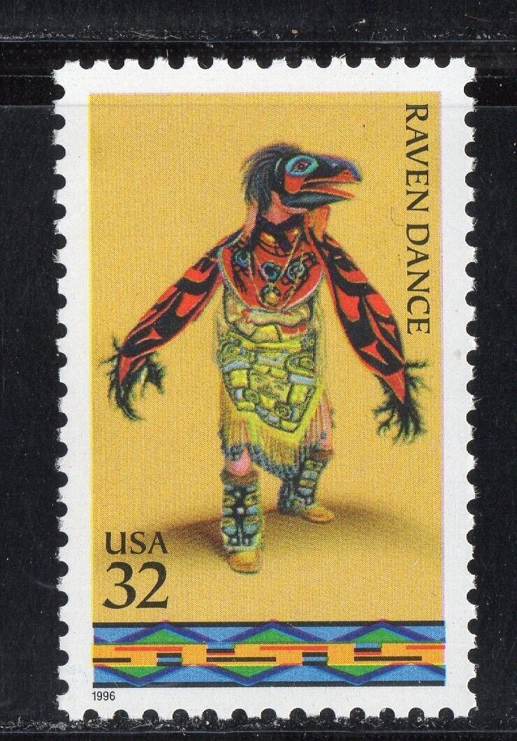 3075 * Raven Dance * American Indian Dances * U.S. Postage Stamp MNH ...