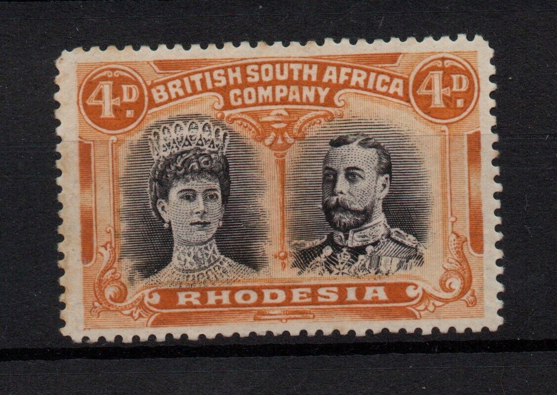 Rhodesia BSAC 1910 Double Head SG140 fine mint MH WS34084 | Africa ...