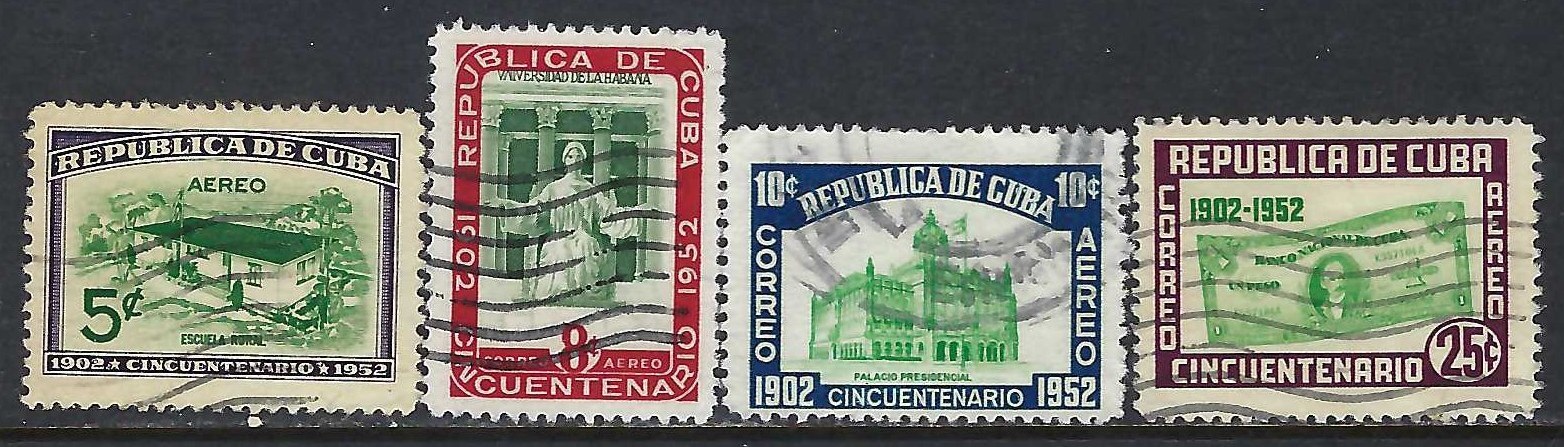 Cuba C96-106 VFU Airplanes 1094g | Caribbean - Cuba, Air Mail Stamp ...