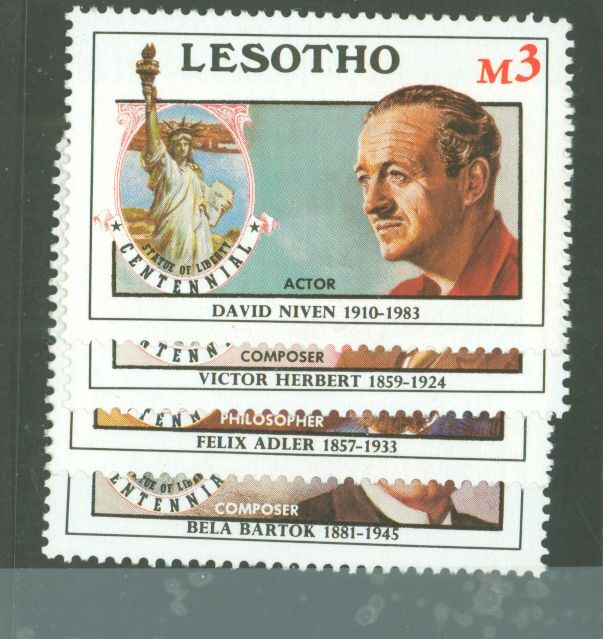 Lesotho #535-538 Mint (NH) Single (Complete Set) | Africa - Lesotho ...
