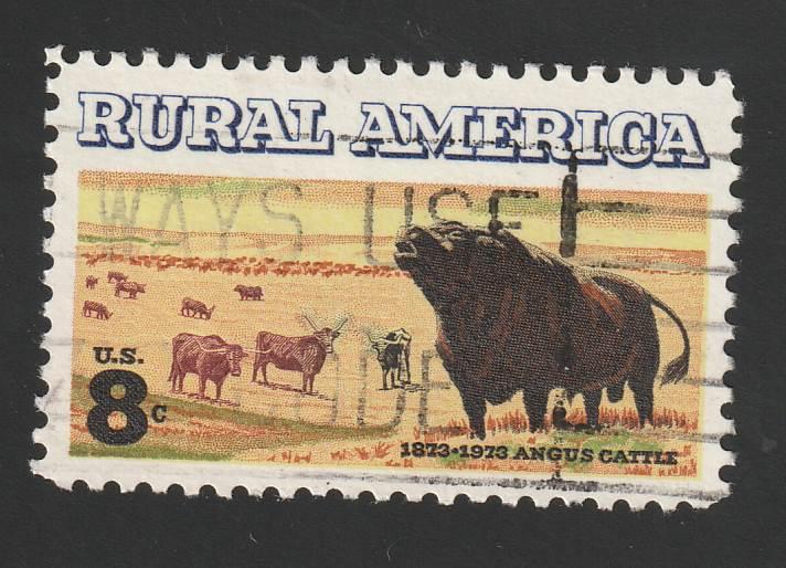 SC# 1504 - (8c) - Rural America, Angus Cattle - Used Single | United ...