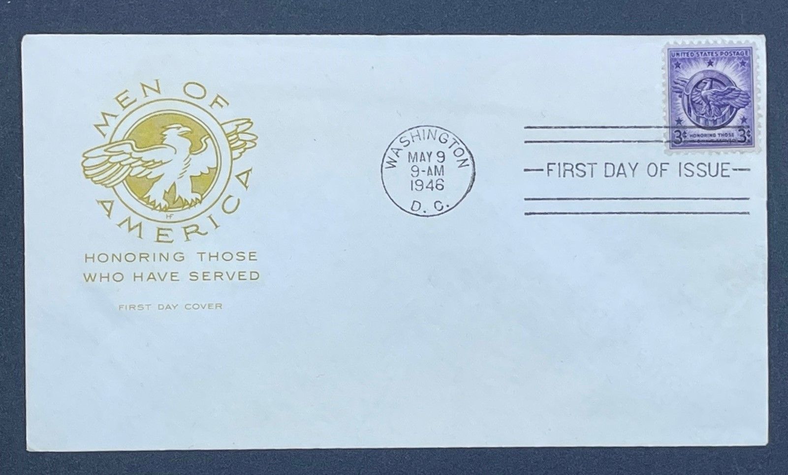 Scott 940 FDC Veterans of WWII House of Farnam Cachet | United States ...