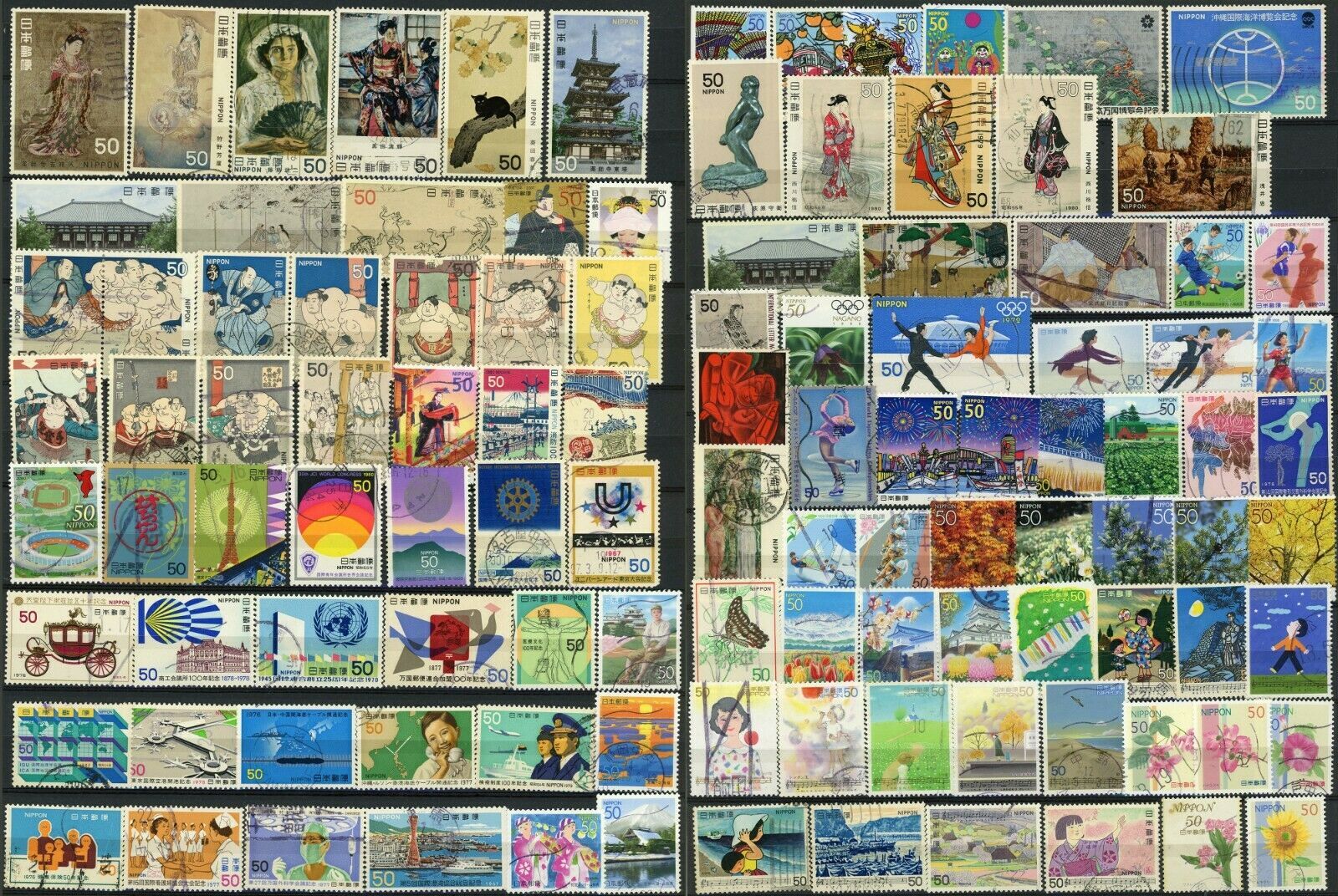 Japan Postage Asia Stamp Collection Topical Used J021 | Asia - Japan ...