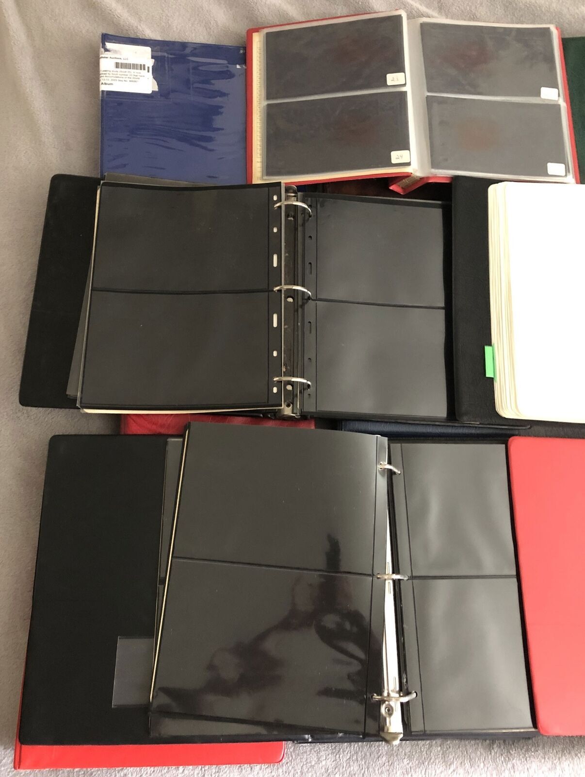 LOT/15 Stamp Albums for Covers, Includes 150 or so 2 Shelf Pages! Ready ...
