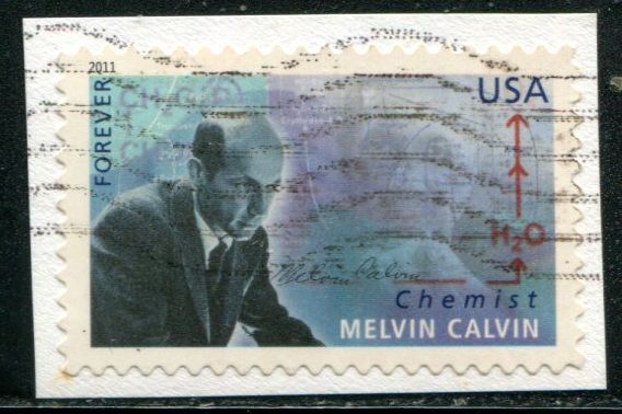4541 US (44c) Melvin Calvin SA, used on paper | United States, General ...