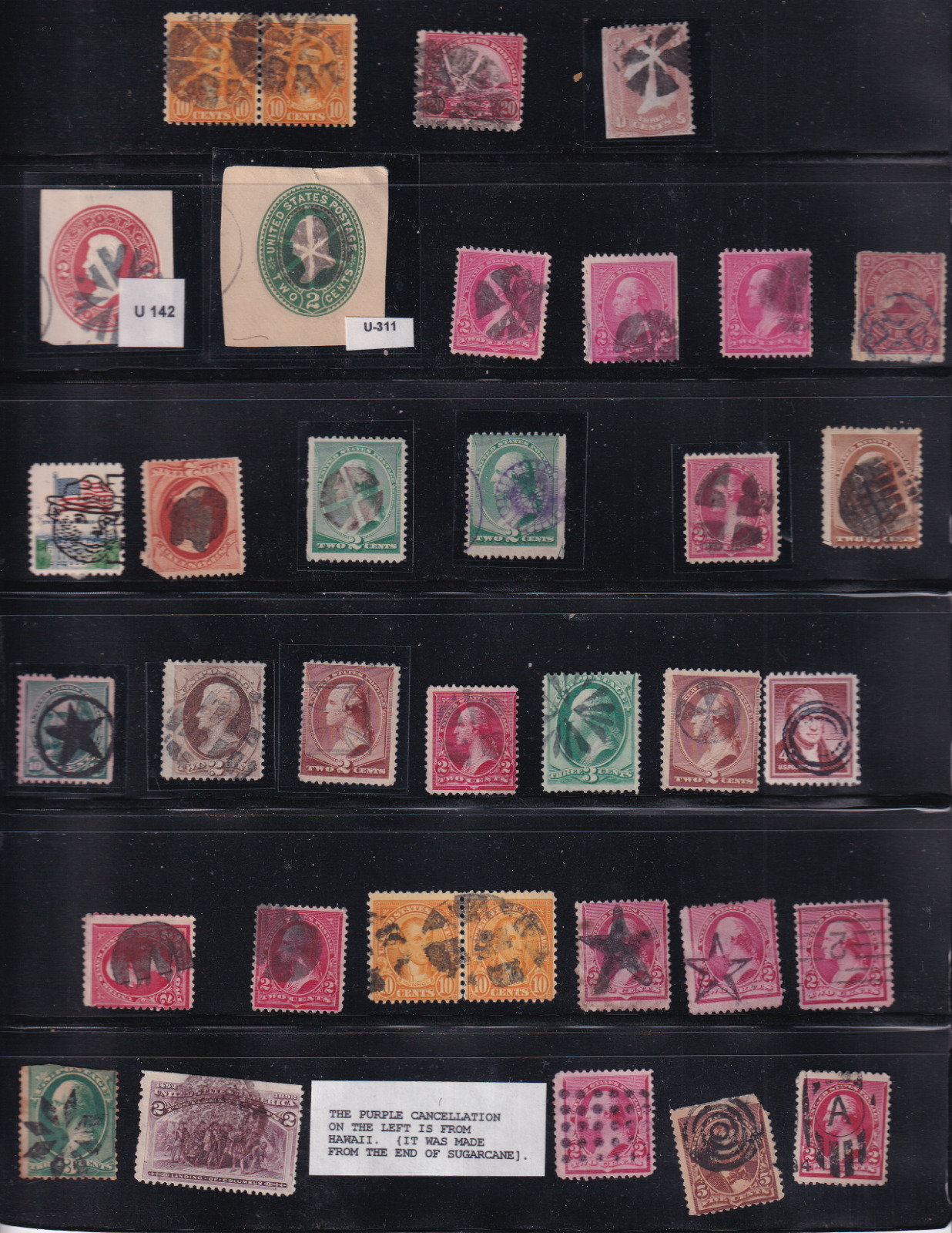 Small lot of U.S. Fancy Cancels (F31174) | United States, Stamp / HipStamp