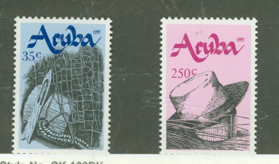 Aruba #73-74 Single (Complete Set) | Caribbean - Aruba, General Issue ...
