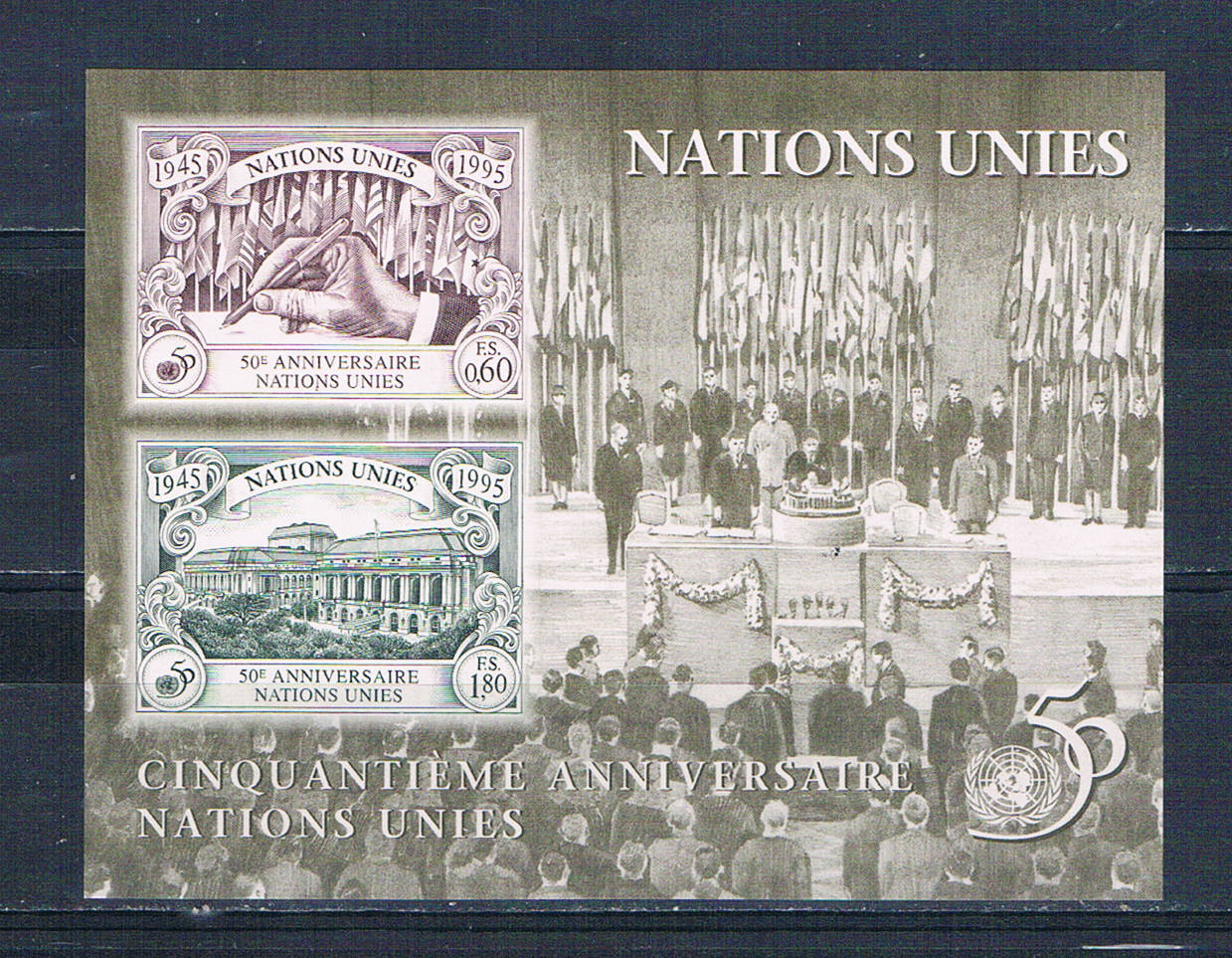 UN Geneva 272 Unused SS Stamps 1995 (ML0355) | Worldwide - United ...