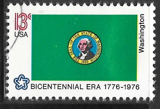 USA 1674: 13c Washington Flag, used, VF | United States, General Issue ...