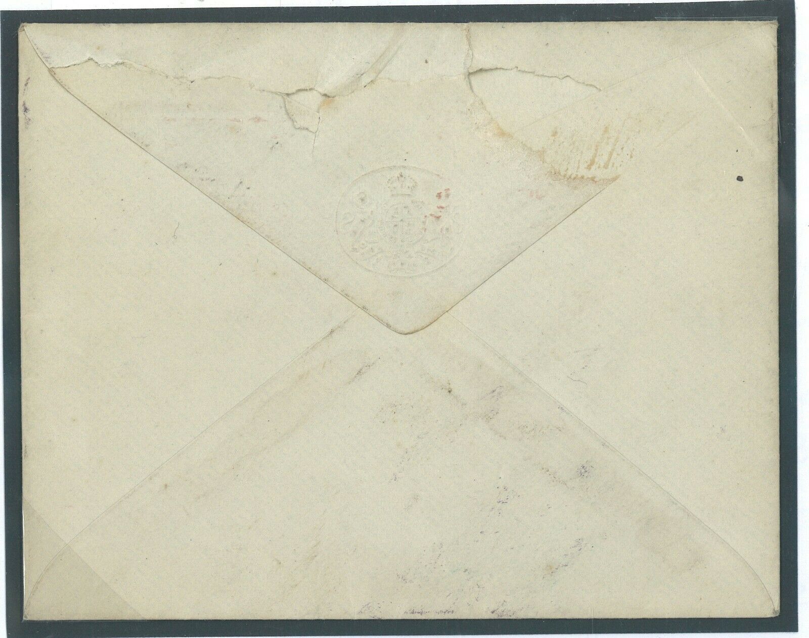 GB WW1 Royalty Cover *K Crown M/Privileged* Blue Deleted Official WAR ...