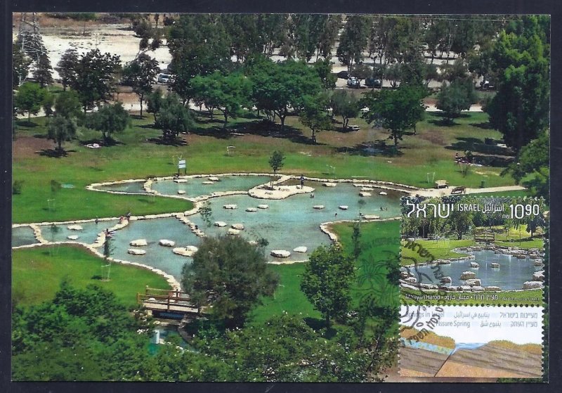 ISRAEL SPRINGS 2023 Ma'ayan Harod Ein Akev Ein Maboa 3 Stamps Maximum ...