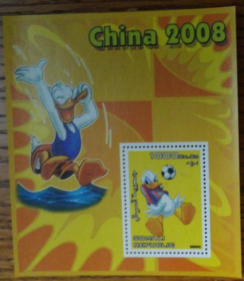 Somalia Sheet Olympic Games Disney Duck Donald | Africa - Somalia ...