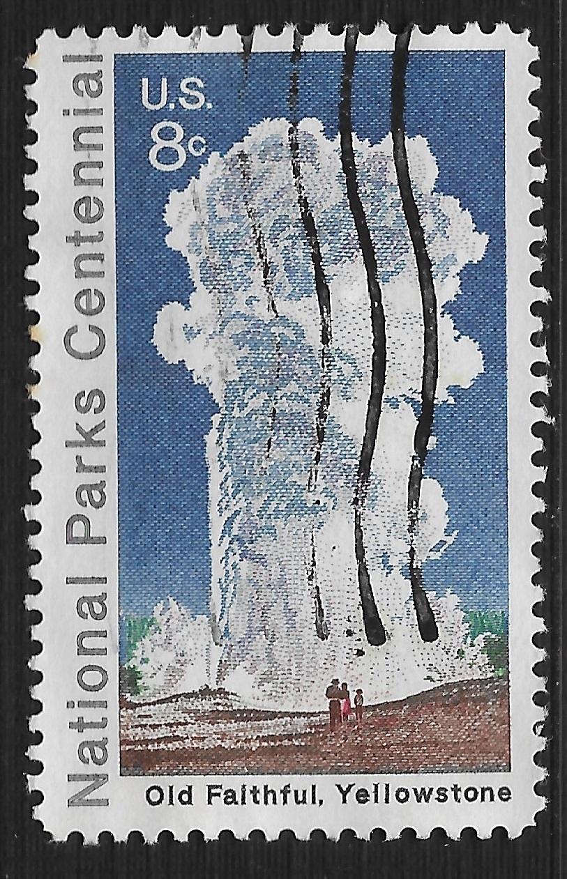 US #1453 8c National Parks - Old Faithful, Yellowstone | United States ...