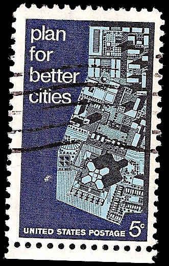 # 1333 Used Urban Planning | United States, General Issue Stamp / HipStamp