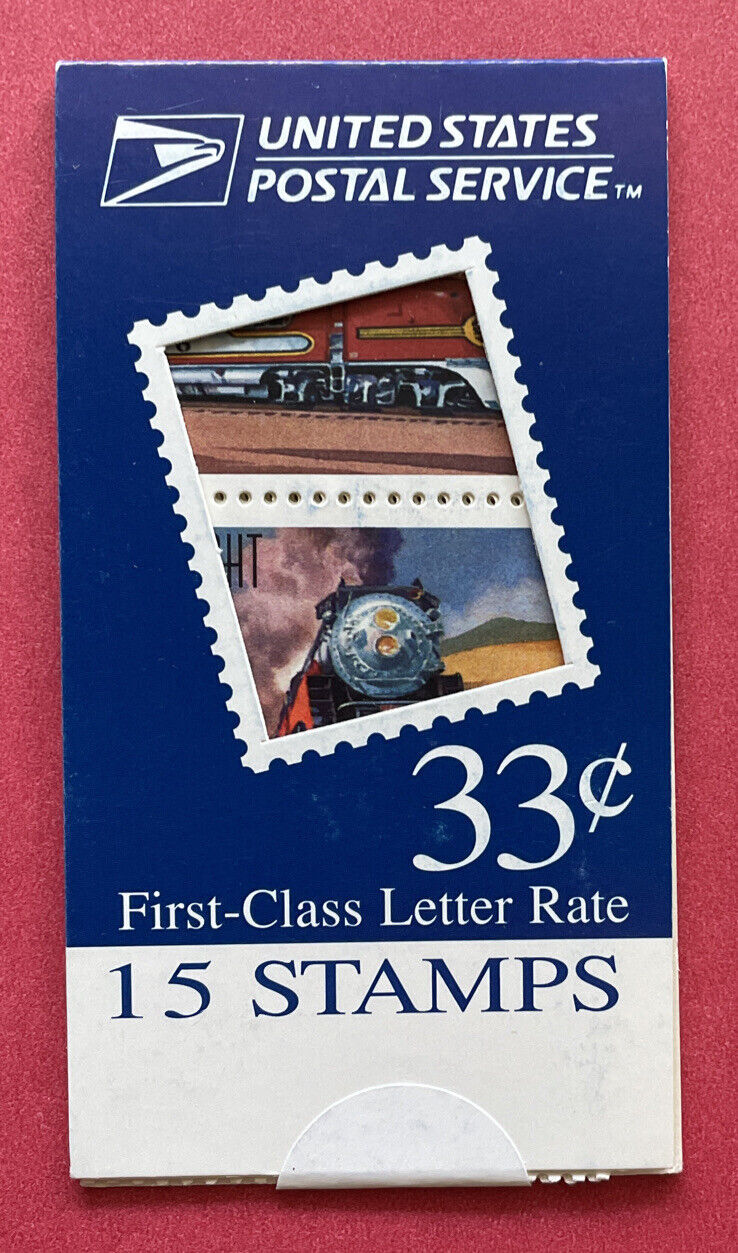 BK278 (3 333-3337) ALL ABOARD! Makeshift Booklet 15 US 33¢ MNH Stamps ...